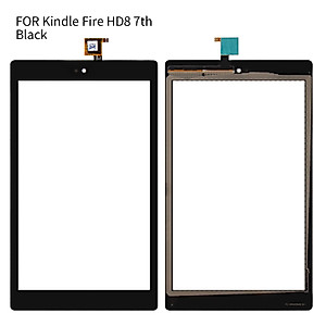 Screen Replacement for Amazon Kindle Fire HD8 HD 8 7th Generation 2017 SX034QT Touch Screen Digitizer Glass Panel Repair Parts Kits with Free Tools