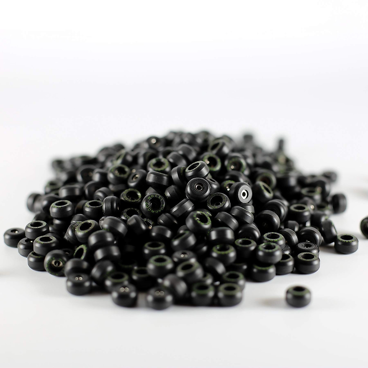 NOAHWOOD Fingerboards PRO Handmade X-Sport Wheels(No CNC)(PRO Bearing 4Pcs/Set) (White, II)