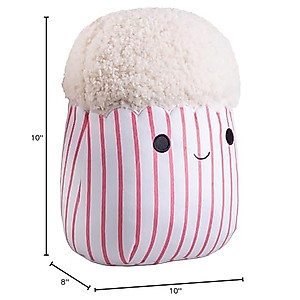 Squishmallows Original 10-Inch Arnel The Popcorn - Official Jazwares Plush - Collectible Soft & Squishy Stuffed Animal Toy - Add to Your Squad - Gift for Kids, Girls & Boys