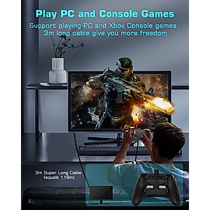 Strike Pack Wired Dominator for Xbox Series X,S Strike Pack for Xbox Series S,X Controller,3.5mm Audio Jack, Xbox Series S accessories with a 3m Type-C Cable (Not for Xbox One Controller)