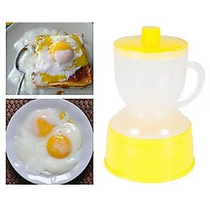 Half Boiled Egg Maker , Half Boil Egg Cooker , Original Malaysian Half Boiled Egg Maker , Half Soft Boiled Egg Maker Boiler Cooker, YELLOW