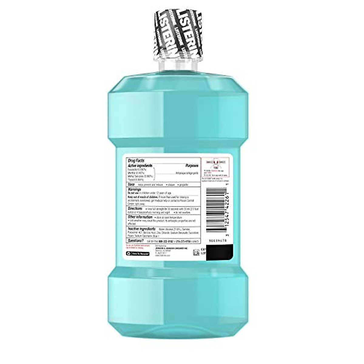 Listerine UltraClean Mouthwash, Arctic Mint - 16.9 oz