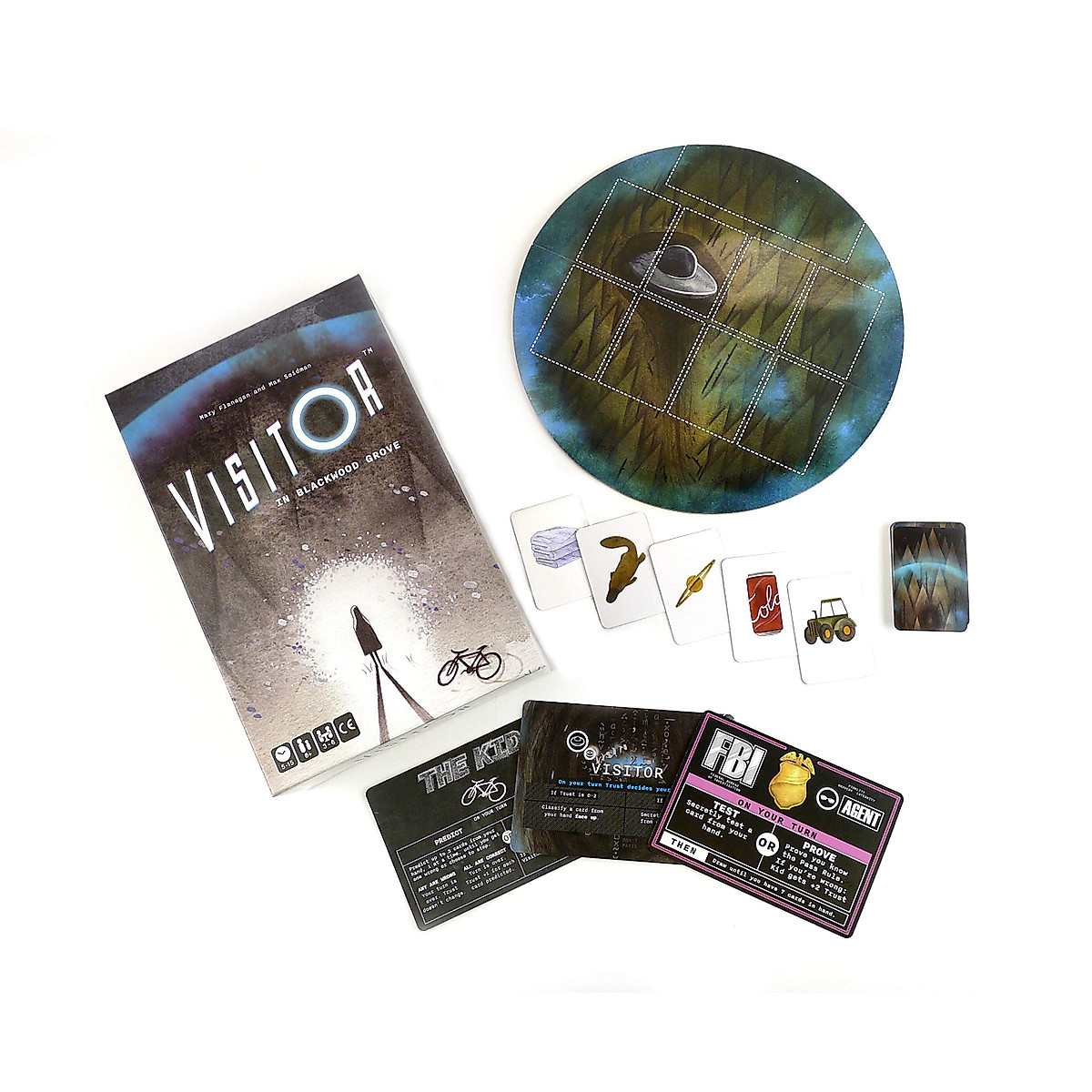 Resonym Visitor in Blackwood Grove, Cooperative Mystery and Deduction Game, Ages 8+, 3 to 6 Players, Games