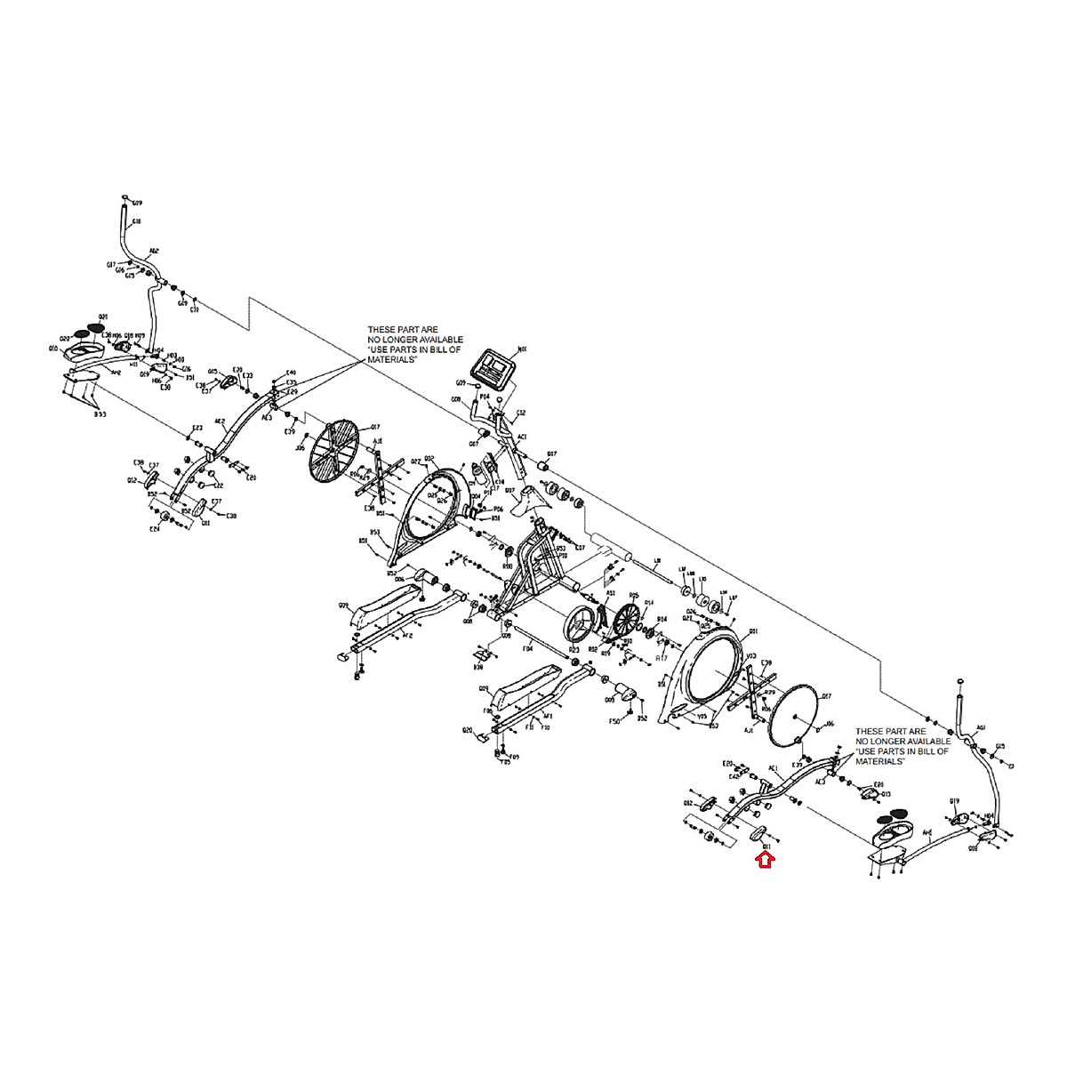 Right Roller Cover 001186-E Works with Vision Fitness X6200HRT X6100 X6200 X6000 Elliptical