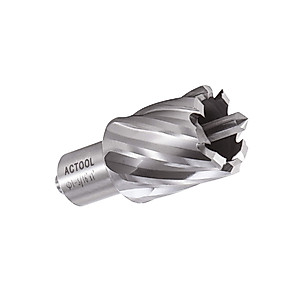 ACTOOL 1-3/16" Diameter × 1" Depth of Cut HSS ANNULAR CUTTER with 3/4'' Weldon Shank