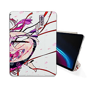 Cute Anime Girl Kawaii Sakura case Compatible with iPad Mini Air Pro 7.9 8.3 9.7 10.2 10.9 11 12.9 inch Pattern Cover New 2022 2021 Trifold Stand 3 4 5 6 7 8 9 Generation 548 (9.7" 5/6 gen)