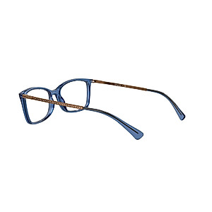 Vogue Eyewear Women's VO5305B Rectangular Prescription Eyewear Frames, Transparent Blue/Demo Lens, 54 mm