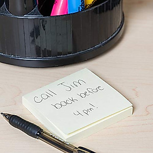 1InTheOffice Yellow Pop Up Sticky Notes 3x3, Fan Folded Self Stick Note, 100 Sheets per pad, (24 Pack)