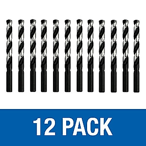 Champion Cutting Tool XL5-36 Brute Platinum HD HSS Jobber Twist Drill 135-Degree Split Point, 12-Pack