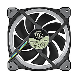 Thermaltake Riing Plus 12 RGB TT Premium Edition 120mm Software Enabled Circular 12 Controllable LED Ring Case/Radiator Fan - Five Pack - CL-F054-PL12SW-A