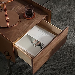 Bedside Table Wood Bedside Cabinet Storage Cabinet Modern Minimalist Storage Cabinet Living Room Bedroom Bedside Single Drawer Rack Small Cabinet Night Stand