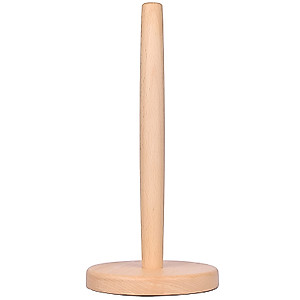 CHAUNCEY HOME Wooden Paper Towel Holder - Kitchen Paper Hanger Rack Bathroom Towel Roll Stand Organizer Simply Standing Countertop Paper Roll Holder