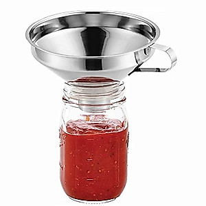 Large Maslin Pan Jam Making Pot with Stainless Steel Jam Chutney Funnel-Home Made Jam Canning Tools