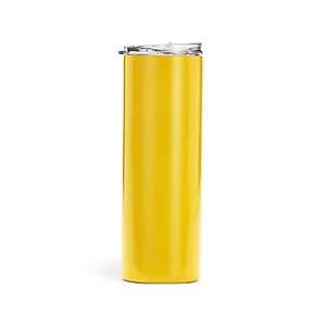 makerflo 20oz Powder Coated Tumbler Craft-Ready Insulated Stainless Steel for DIY Gifts & Personalization (Laser Engravable)-(Yellow, 1 pack)