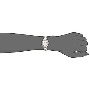 Fossil Women's Jesse Quartz Stainless Steel Three-Hand Watch, Color: Silver Glitz (Model: ES2362)