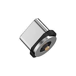 Light Up Phone Charger with Changeable Rotating Magnetic Tips (6.6 Feet / 2 Meters, Multicolored)