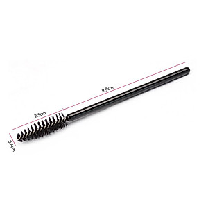 Scala 100pcs Microbrushing one-time Disposable Eyelash Brushes Disposable Eyelash Brushes Mini Mascara Applicator Natural Extention Wands Makeup Brushes Tool (100pcs)