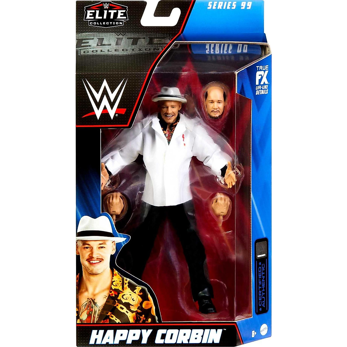 Mattel WWE Happy Corbin Elite Collection Action Figure, Deluxe Articulation & Life-like Detail with Iconic Accessories, 6-inch