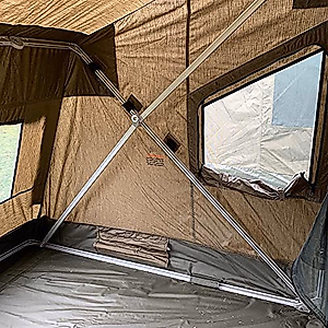 Oztent 30 Second Expedition 3-4 Person Tent (42 Lb) 8 ft(W) x 6.6 ft(D) x 6.6 ft(H) + 6.6 ft(Awning)