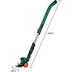 Handheld Grass Trimmer Cordless String Trimmer Small Household Electric Lawn Mower Multifunctional Weeder Retractable Rod