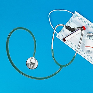 OUNONA Stethoscope Tubing 3pcs Replacement Kit Stethoscope Single Bore Tube Stethoscope Replacement Stethoscope Stethoscope Accessory Green