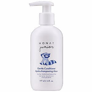 MONAT Junior Gentle Conditioner - A safe and gentle Anti Frizz Hair Conditioner for children that rinses out quickly. All Natural Tear-free, Sulfate & Paraben-free - Net Wt. 177 ml e / 6 fl. Oz.