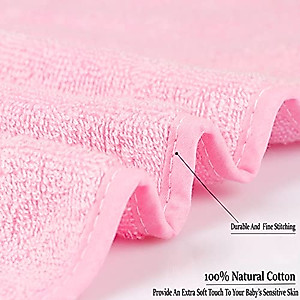 Super Soft Hooded Towel Set for Babies: 100% Cotton, 30x30 Inches, Perfect Cap Size, Pack of 3 Towels & 3 Washcloths for Newborns to Toddlers