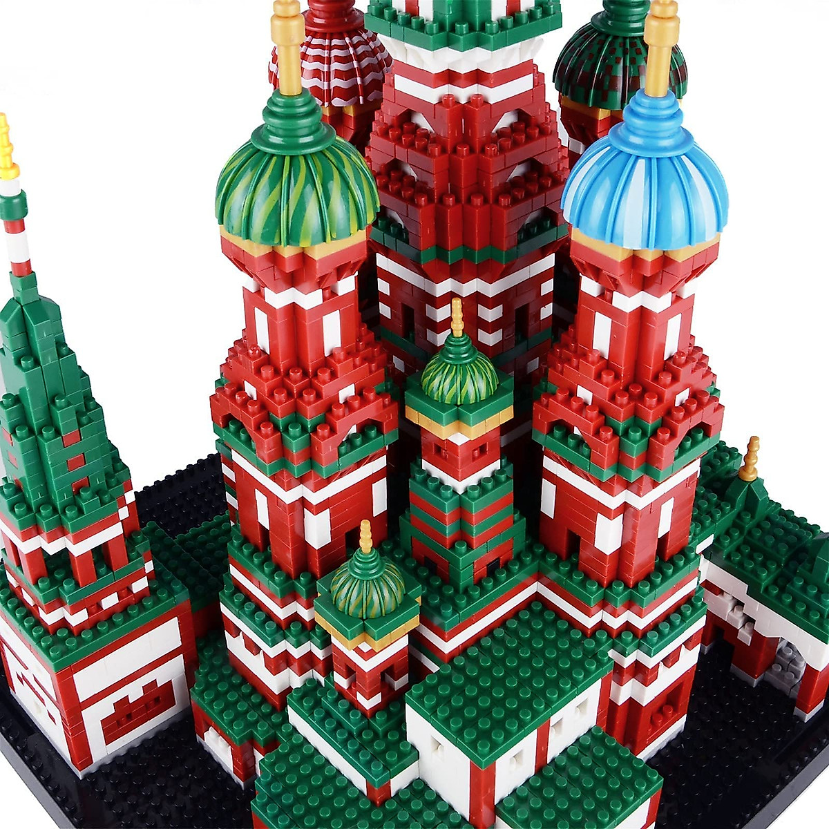 Geniteen Building Block Set, Saint Basil's Cathedral Architecture Model Micro Mini Blocks, Educational Mini Blocks, 4300 PCS