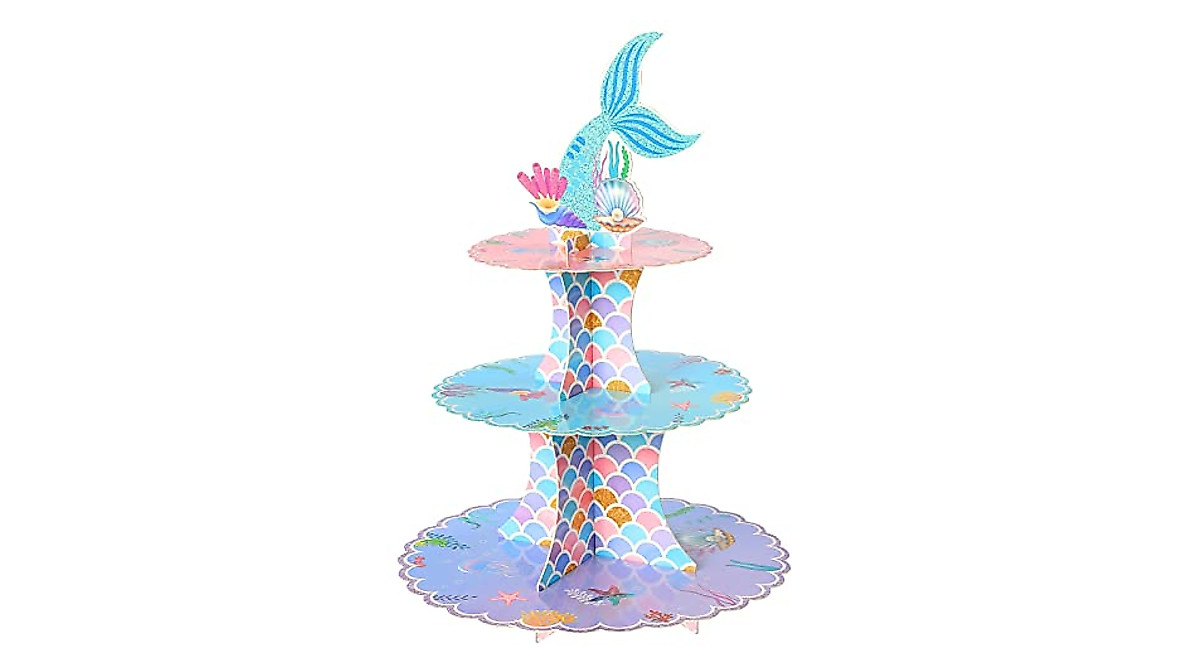 Mermaid Cupcake Stand - 3 Tier for Every Celebration