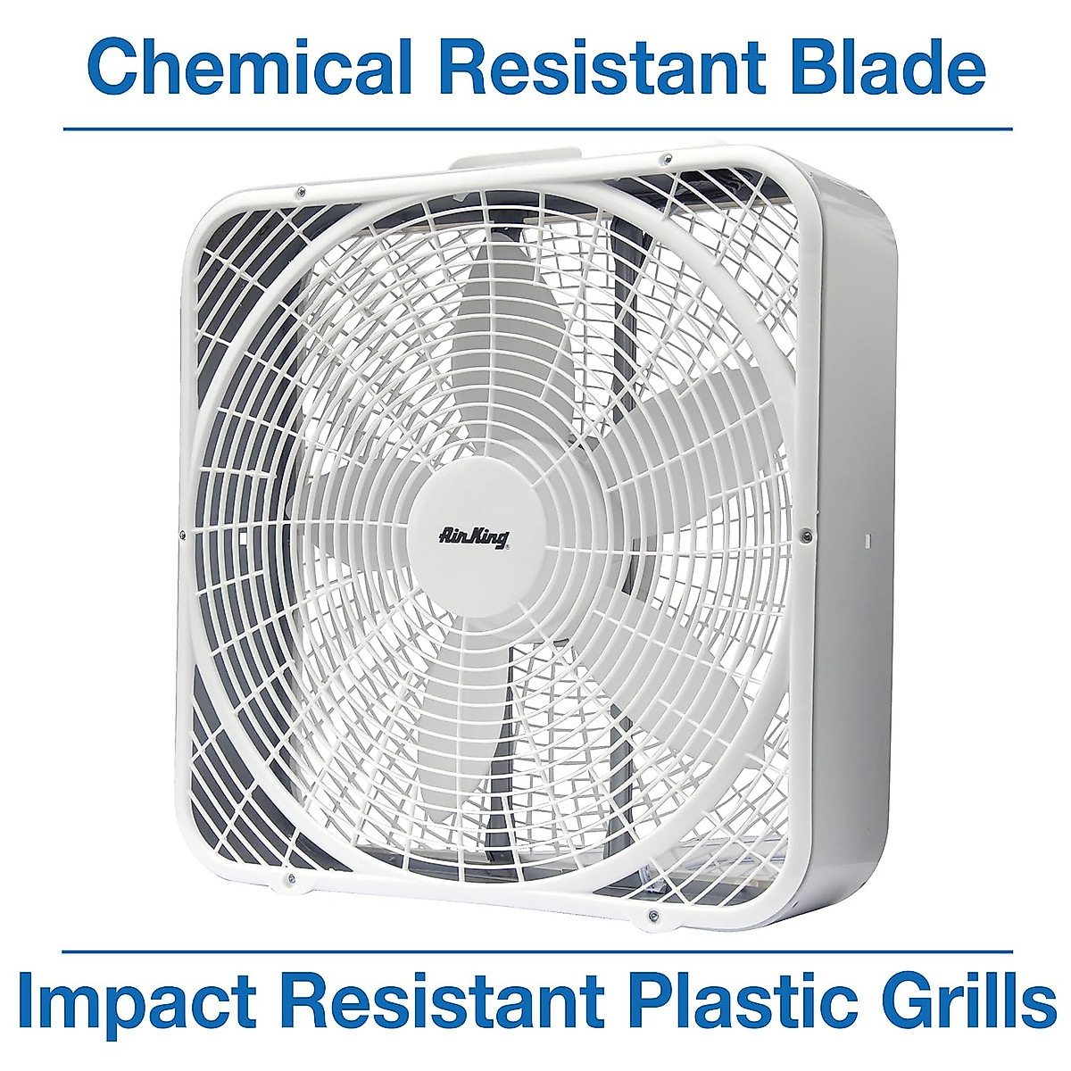 Air King 9723 20-Inch 3-Speed Box Fan , White