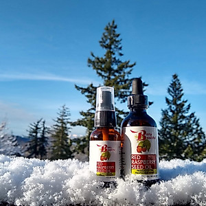 Berry Beautiful 100% Pure Red Raspberry Seed Oil – 2 fl oz | Sustainably Cold-Pressed from Northwest Co-op Raspberries