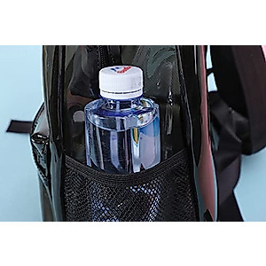 Tellrain Clear Backpack Purse for Women Large Capacity Heavy Duty Transparent Backpacks Fashion PVC Beach Bag Bookbags