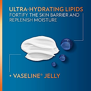 Vaseline Men Cooling Hydration 3-in-1 Face, Hands & Body Lotion for Men for Dry Skin with Menthol & Ultra-Hydrating Lipids 20.3 oz, Pack of 4