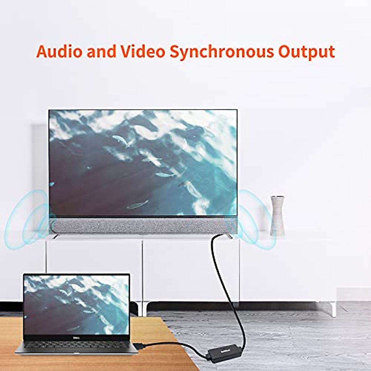 BolAAzuL Active 4K HDMI to Displayport 1.2 Converter Adapter Cable 6FT/1.8M, HDMI Source to DisplayPort Monitor Cable Unidirectional HDMI 1.4 Male to DP 1.2 Male -AHDPC