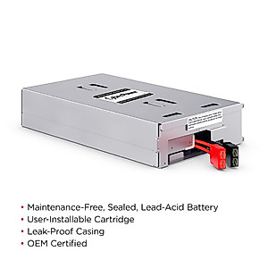 CyberPower RB1270X4 UPS Replacement Battery Cartridge, Maintenance-Free, User Installable, 12/7Ah