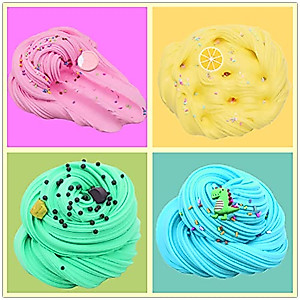 9 Packs Butter Slime, Stretchy & Non-Sticky for Sensory and Tactile Stimulation, Stress Relief, Prize, Party Favor, Educational Game, for Girls & Boys…
