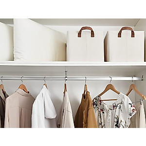 StorageWorks 3-Pack Metal Storage Baskets For Shelves With Frame