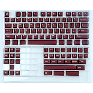 1 one enjoy 114 Keys ABS Custom Keycaps Set, Double Shot Keycaps, Suitable for Cherry MX Mechanical Gaming Keyboard, Without PAD Area