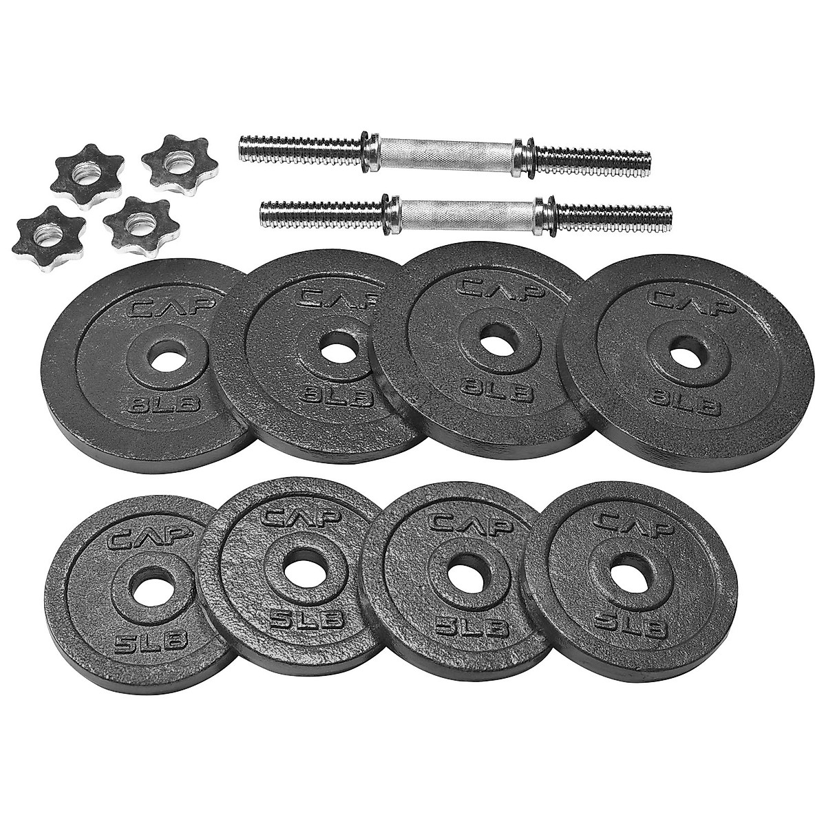 CAP Barbell 30-Pound Adjustable Dumbbell Weight (Pair)