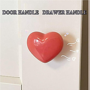 Love Ceramic Toilet Button can be Pasted,2024 New Toilet Button Pusher Helper,Toilet Tank Buttons,Toilet Buttons Flushing Toilet Button Home Toilet Tank Switches Water Tank Fittings (red-2pcs)