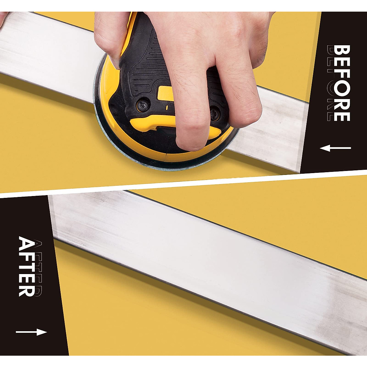 MIDO Professional Abrasive Premium 6 Inch PSA Sanding Discs 100 PCS Aluminum Oxide Sandpaper with Sticky Back 180 Grit Self Adhesive Sandpaper Roll for Orbital Sander