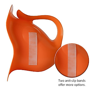 EASICOZI Potty for Newborn Baby Potty Training; for Diaper Free Baby Elimination Communication Indoor & Outdoor; Attractive Fish Shape (Orange)