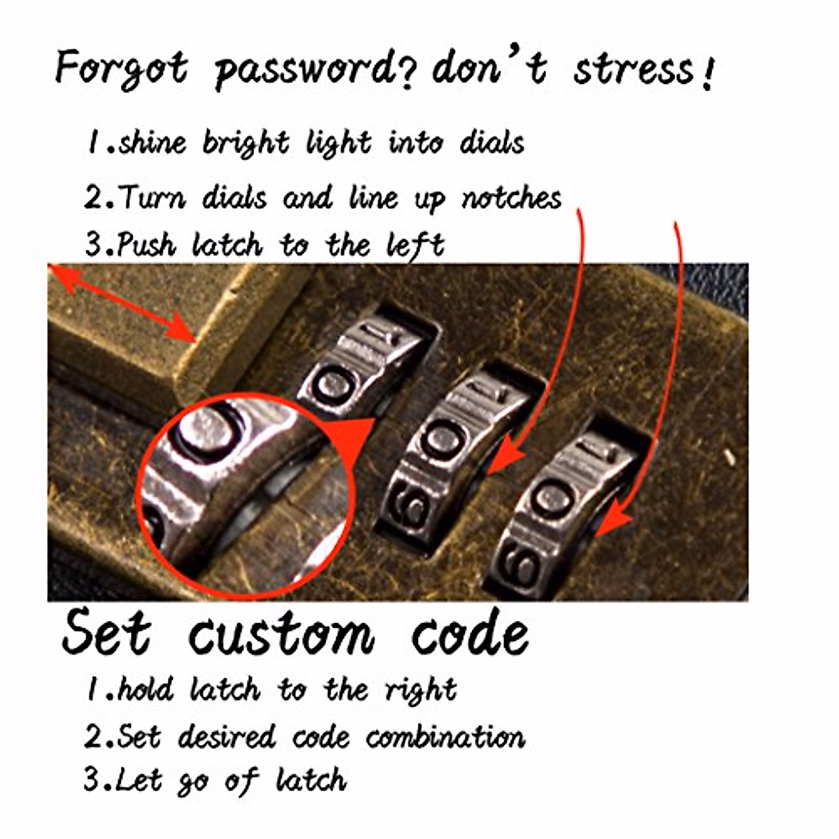 CAGIE Lock Journal Combination Locking Diary Vintage Lock Planner Agenda Personal Diary