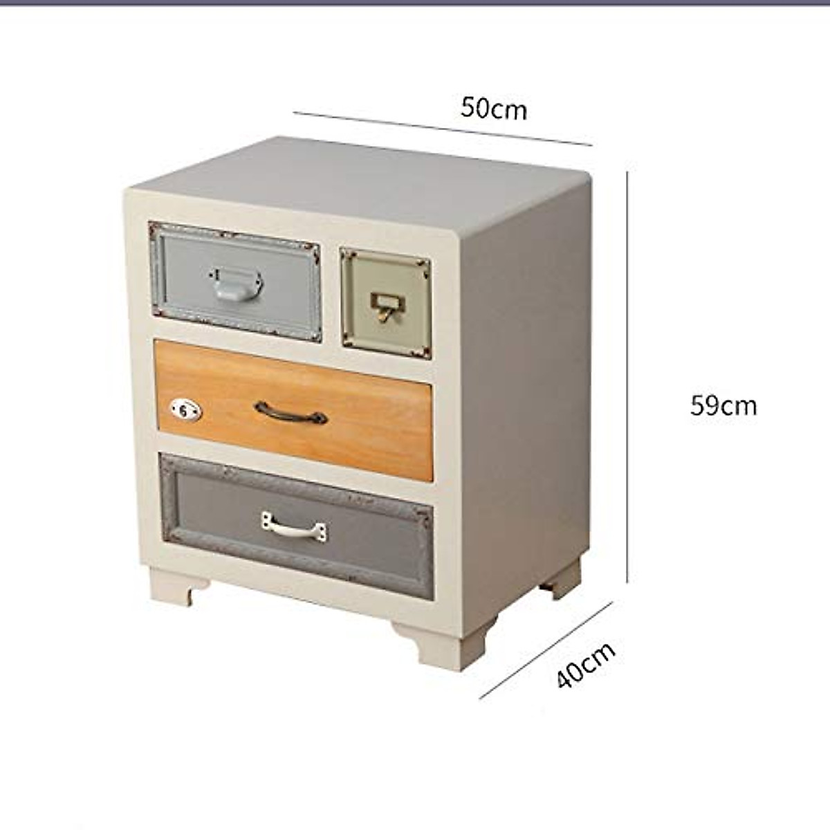 SJYDQ Bedroom Furniture Head Lacquer Nightstand Home Furniture Storage Cabinet Cabinet