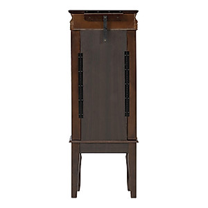 Powell Italian Influenced Transitional Espresso Jewelry Armoire