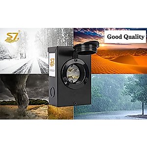 S7 Generator Transfer Switch，Power Inlet Box, 30 Amp Generator Inlet Box，NEMA L14-30P ，Generators Up to 7,500 Running Watts PB30 30-Amp NEMA 3R Power Inlet Box