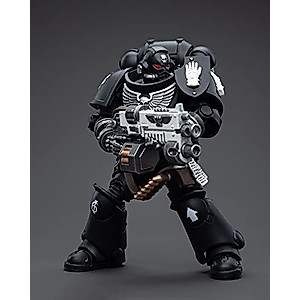 Pipigirl JoyToy Warhammer 40K Space Marine Genuine License 1/18 Soldier, Iron Hands Assault Intercessors, 4inch Models Space Marines Action Figures Kits (Brother Ignar)