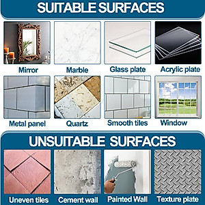 13 Pack Shower Caddy Adhesive Replacement, Shower Shelf Adhesive Replacement, Adhesive Shower Hooks, Strong Adhesive Wall Hooks Waterproof Adhesive Hooks for Shower Caddy, No Drilling