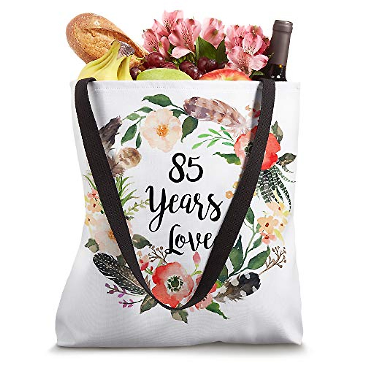 85 Years Loved, 85th Birthday Gifts For Women, Grandma 85th Tote Bag