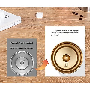 Car Travel Mugs for VW ID.4,Titanium Water Bottle Insulated Water Bottle Leak Proof Locking Lid Coffee Cup Journey Essentials Gifts Cups Mugs for Women and Men 480ml,Silver 480ml